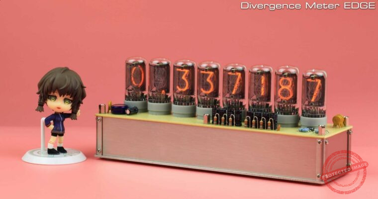 Steins:Gate Divergence Meter – Nixie Clocks Shop