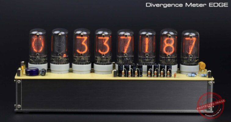 Steins:Gate Divergence Meter – Nixie Clocks Shop