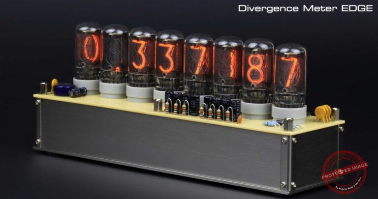 Steins:Gate Divergence Meter – Nixie Clocks Shop