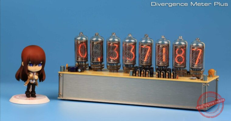 Steins:Gate Divergence Meter – Nixie Clocks Shop