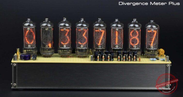 Steins:Gate Divergence Meter – Nixie Clocks Shop